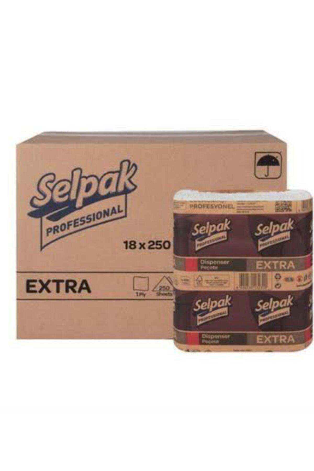 Selpak PROFESSIONAL PREMİUM DİSPENSER PEÇETE 18 PAKET X 250 Lİ (MASA ...