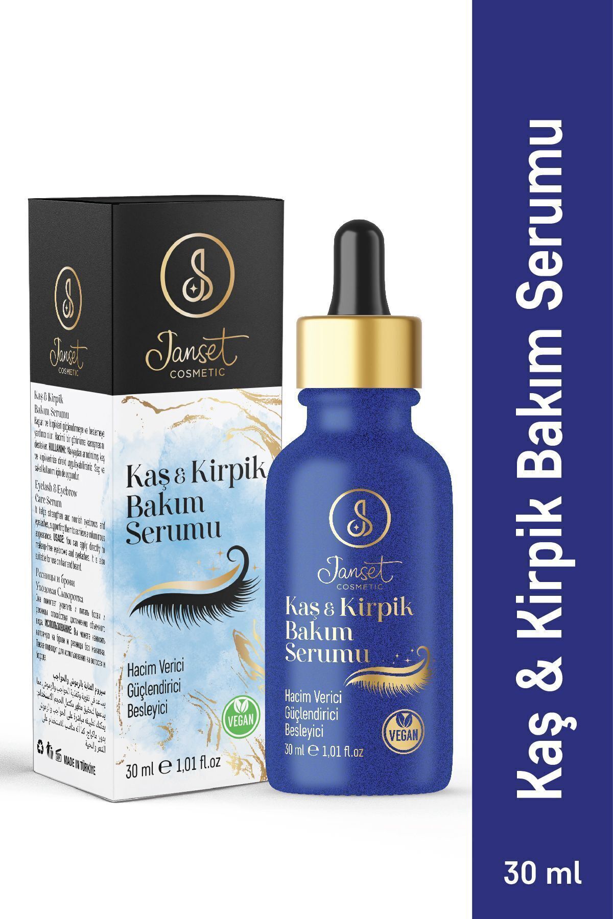 Janset Cosmetic Vegan Kaş ve Kirpik Serumu 30 ml Fiyatı, Yorumları ...