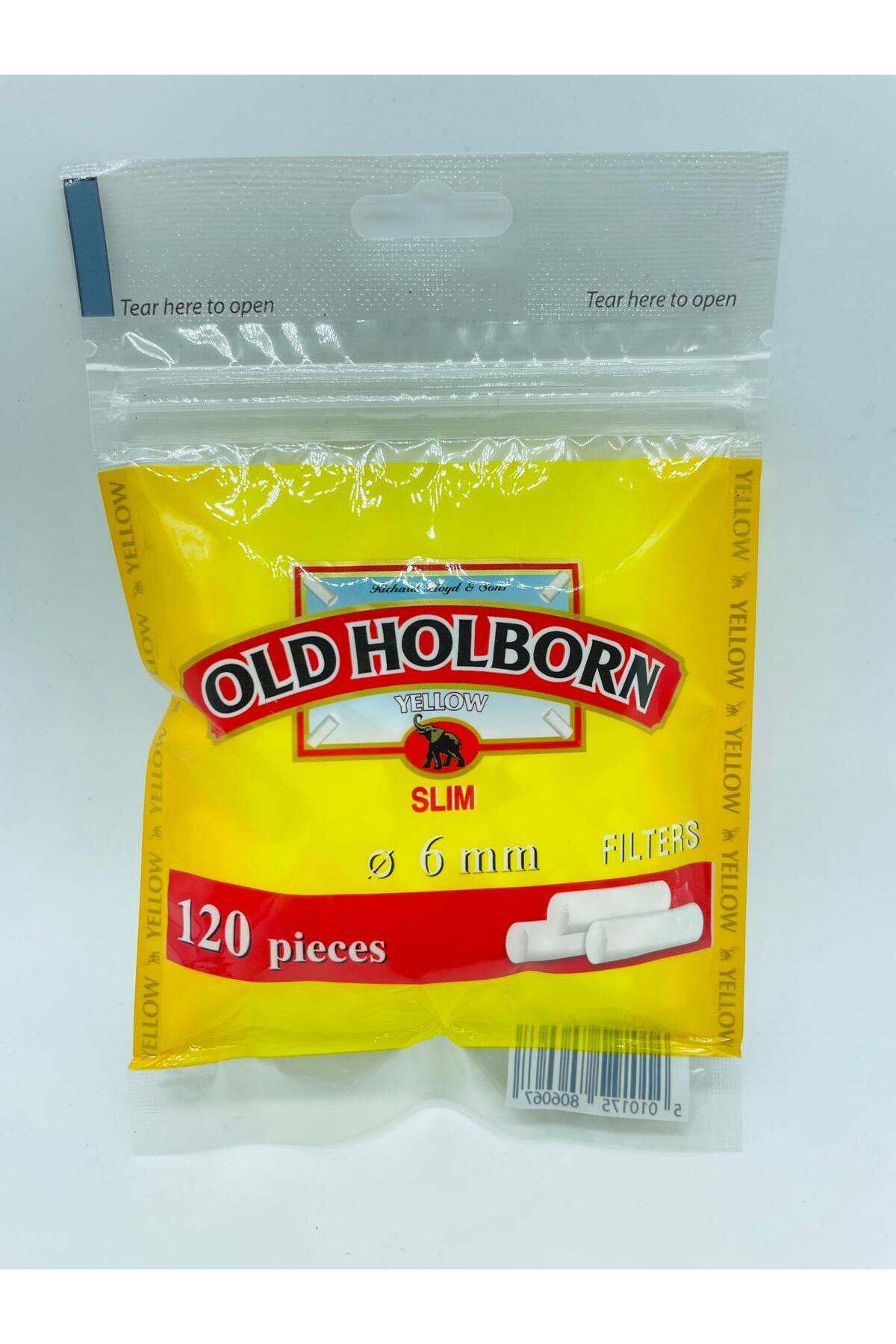 OLD HOLBORN OldHolborn Tutun Filtresi Poşette SlimSize 6mm//10adet ...