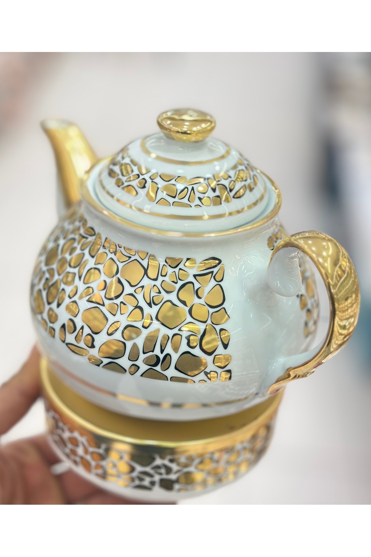 DUKKANI ISTANBUL Porselen Demlik ve Isıtıcı Tiger GoldFiyatı, Yorumları - Trendyol