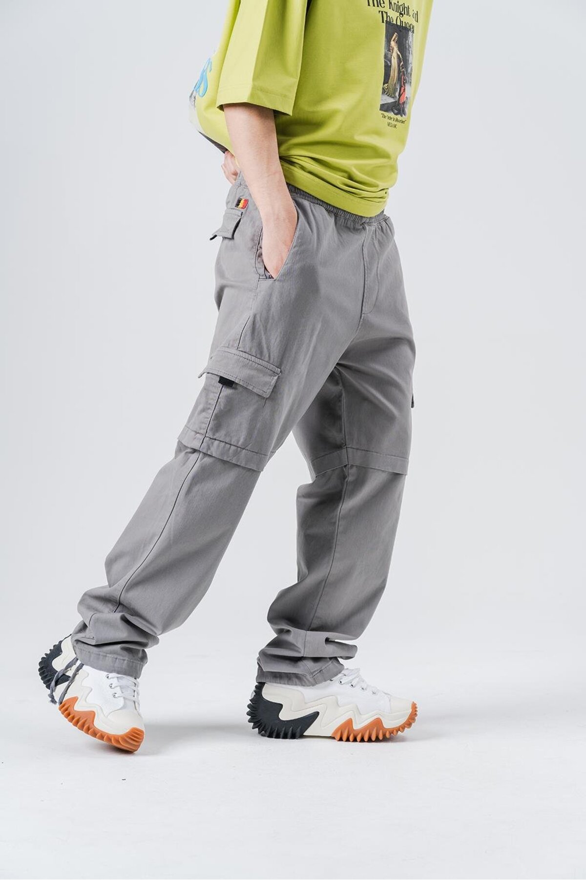 go gang own Trophy Taş Cep ve Paça Ayar Detaylı Kargo Baggy Pantolon ...