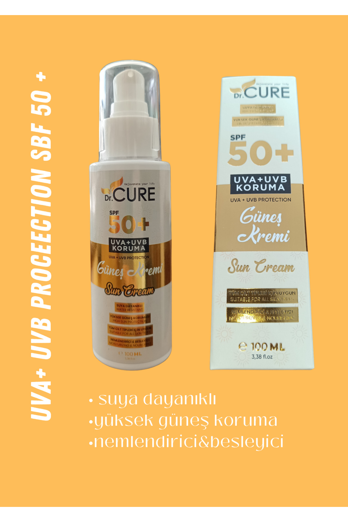Dr. Cure DR.CURE SUYA DAYANIKLI GÜNEŞ KREMİ SPF 50+ 100 ML Fiyatı ...