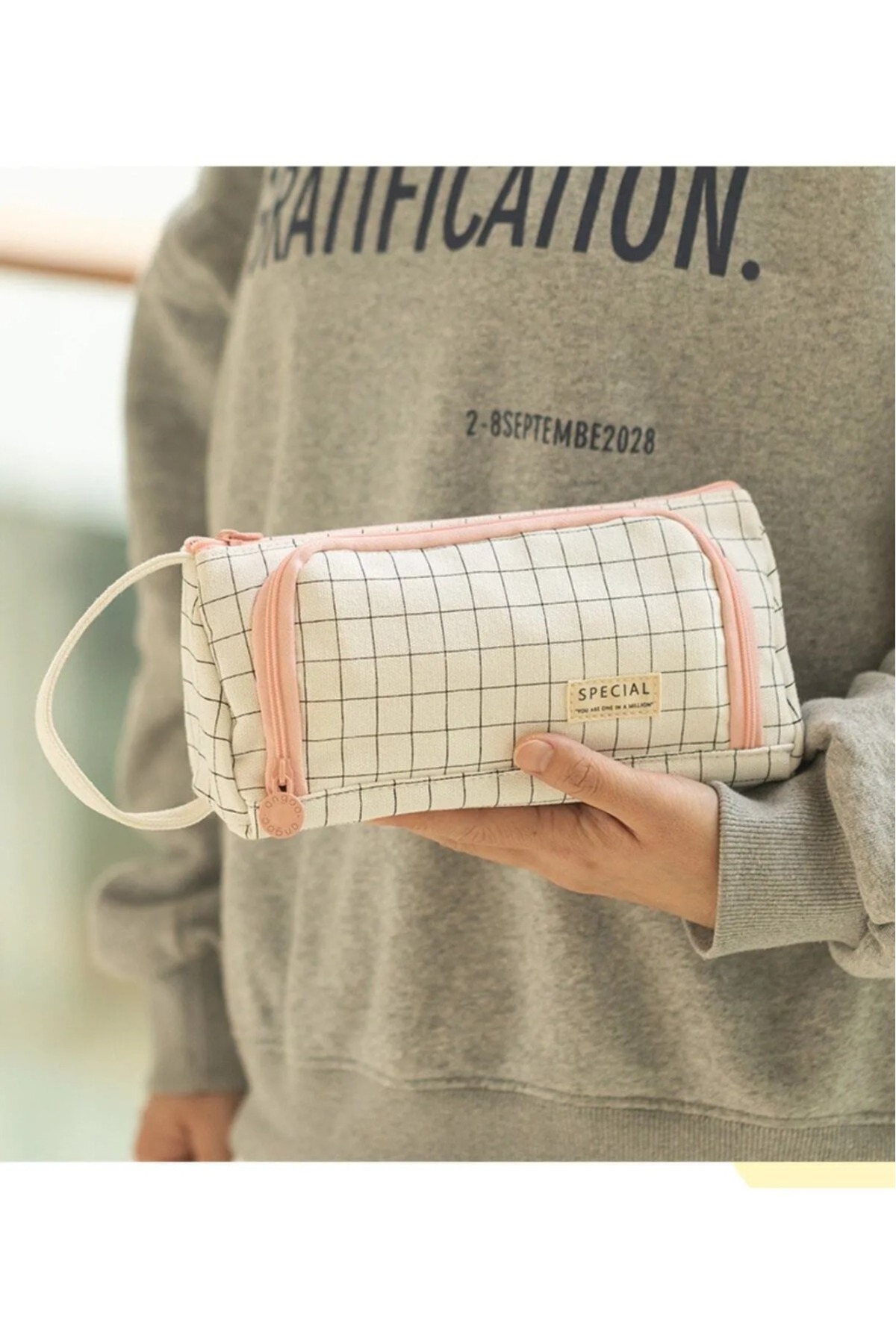 Kitchen Time Angoo Çok Fonksiyonlu Geniş Kapasiteli Kanvas Kalemlik ...