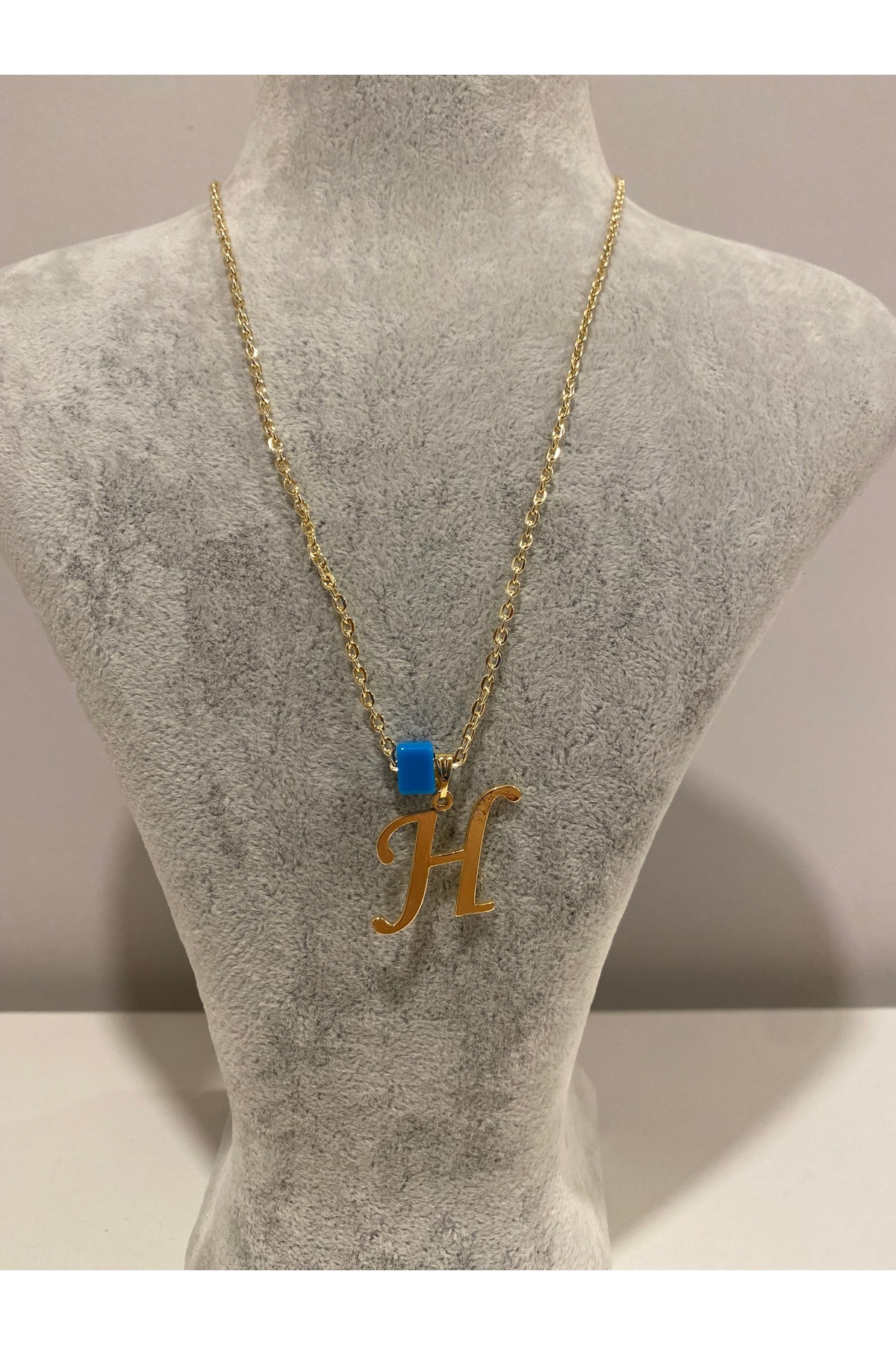 BTLBijuteri Lazer Kesim Çelik H Harf Gold Kolye Fiyatı, Yorumları ...