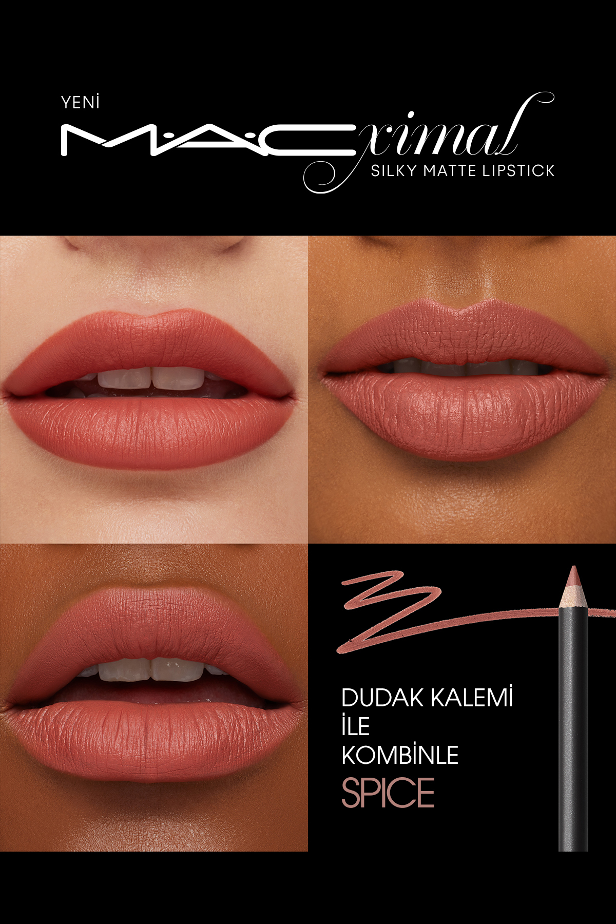 Mac M·A·CXIMAL Silky Matte Lipstick Nemlendirme Etkili Yoğun Renk ...