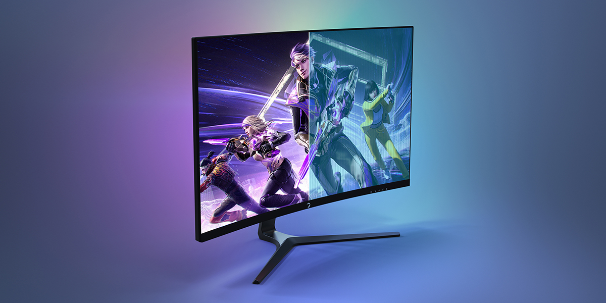 Gamepower Vivid F20 27'' 1500R Curved RGB 144Hz 1ms FHD Va Panel 2x2W ...