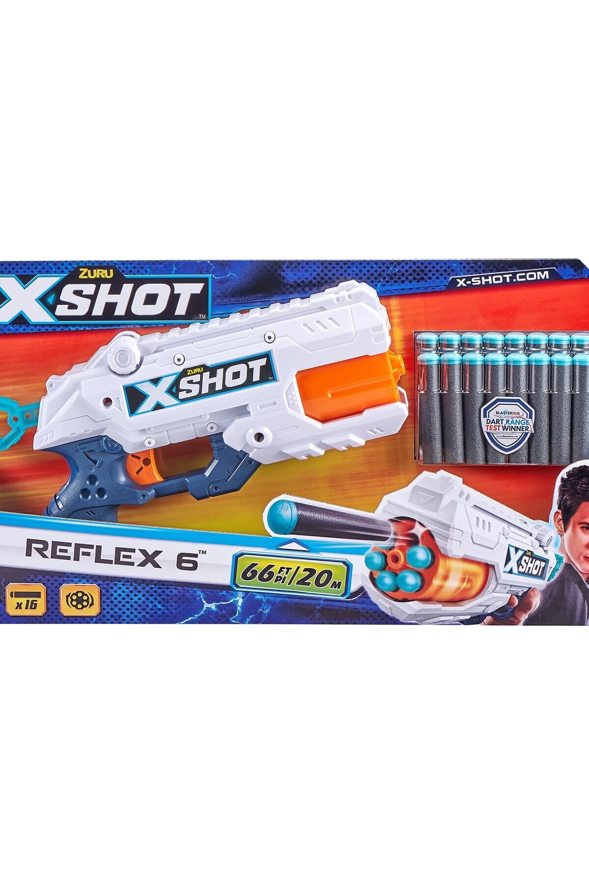 X-Shot Reflex 6 Revolver With 16 Darts - Fiyatı, Yorumları