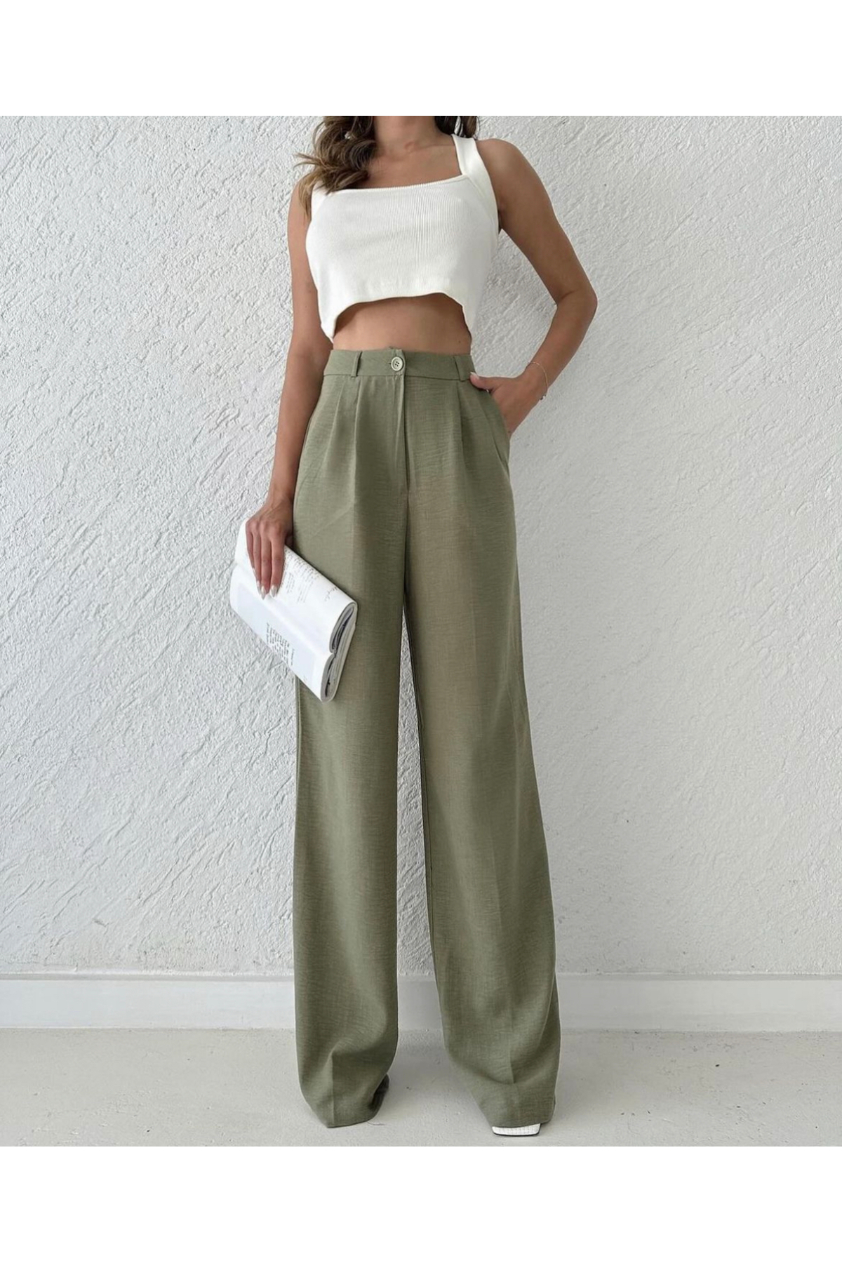 Ekim Store Keten Palazzo Düz Pantolon Fiyatı, Yorumları - Trendyol