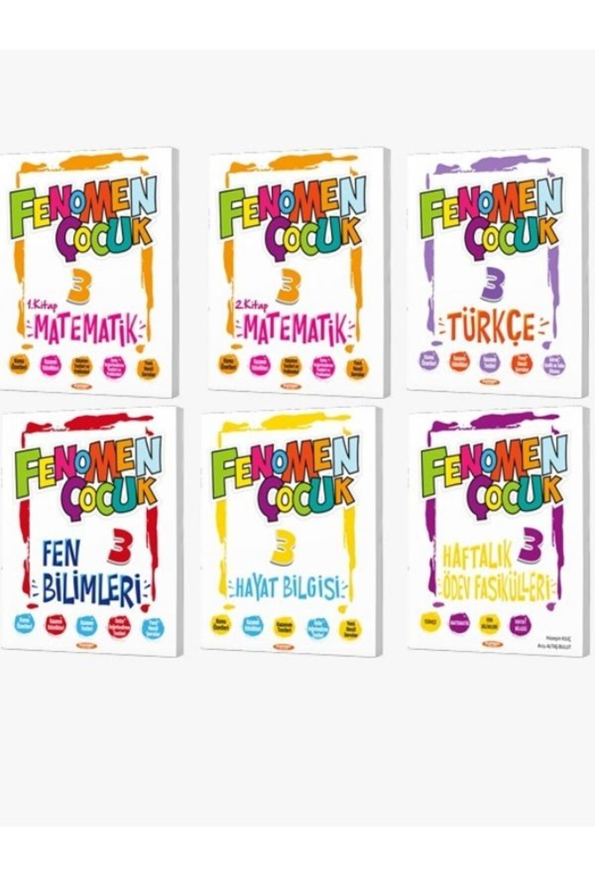 Kurmay FENOMEN ÇOCUK 3.SINIF SET (5 KITAP) + HAFTALIK ÖDEV FASIKÜLLERI ...