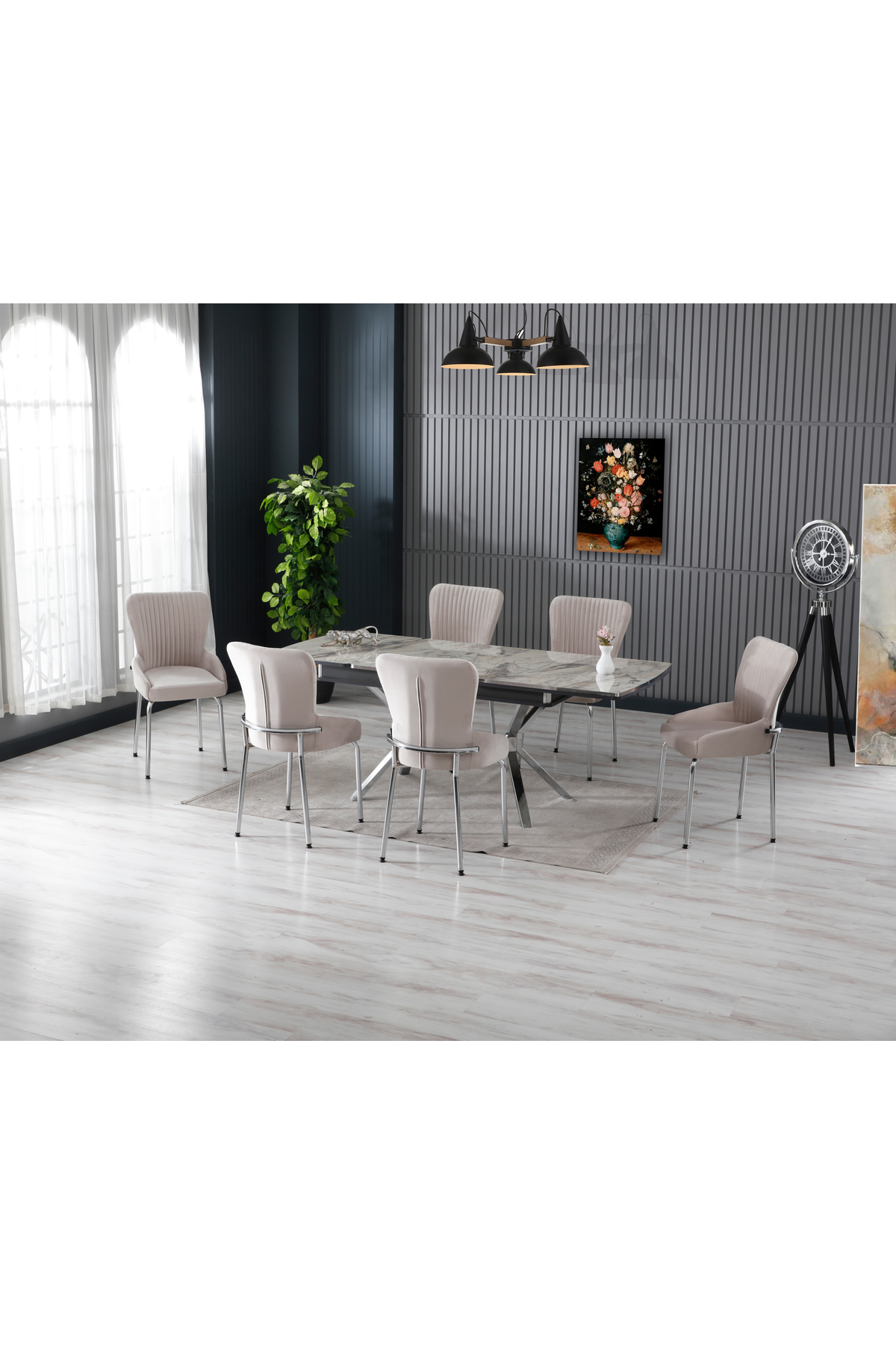 İNCİMO BORA DELTA BATON 6 KİŞİLİK AÇILABİLİR MASA TAKIMI(80x175) Fiyatı ...