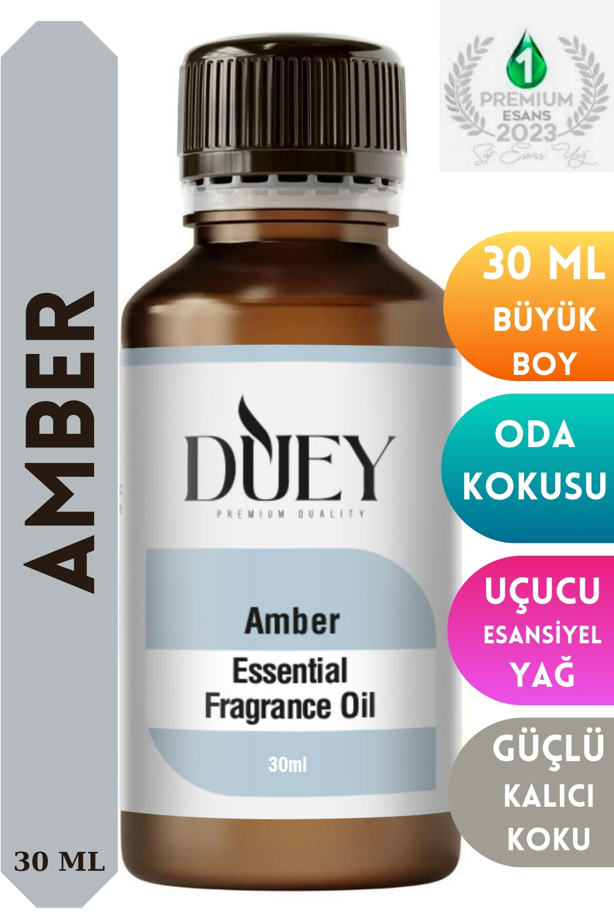 DUEY Amber Uçucu Yağ 30ML Buhurdanlık Yağı Difüzör Esansı Oda Kokusu ...