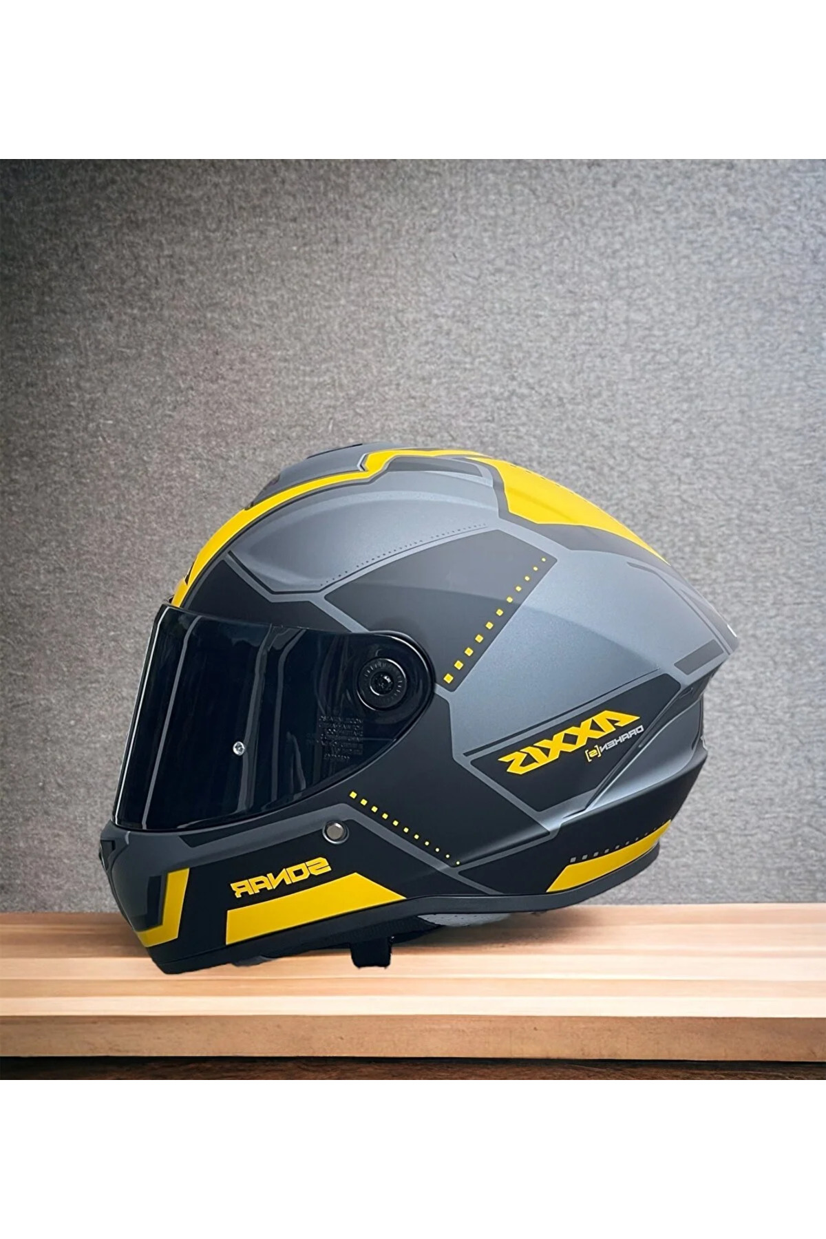 Axxis DRAKEN S SONAR C3 MATT YELLOW - Fiyatı, Yorumları