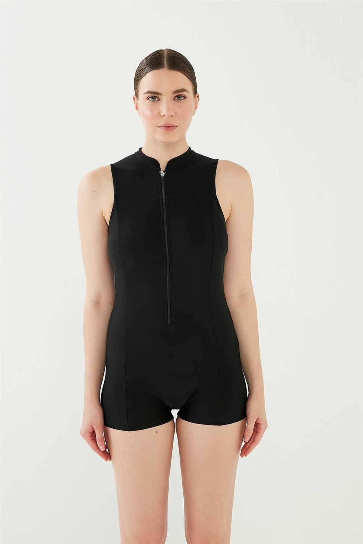 Monolou Şortlu Tulum Kadın Mayo Siyah Fiyatı, Yorumları - Trendyol