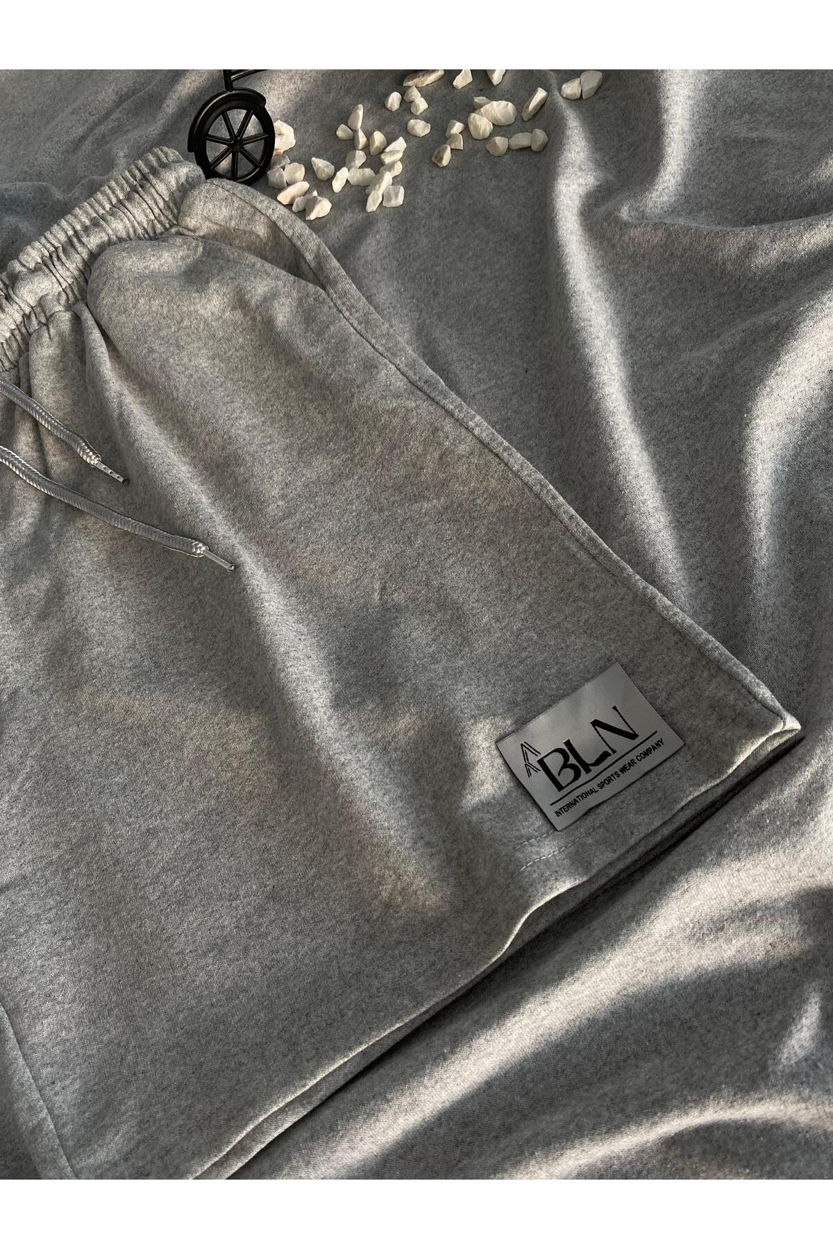 belean Etiket Detay Erkek Siyah Şort Likralı Esnek Süprem Penye ...