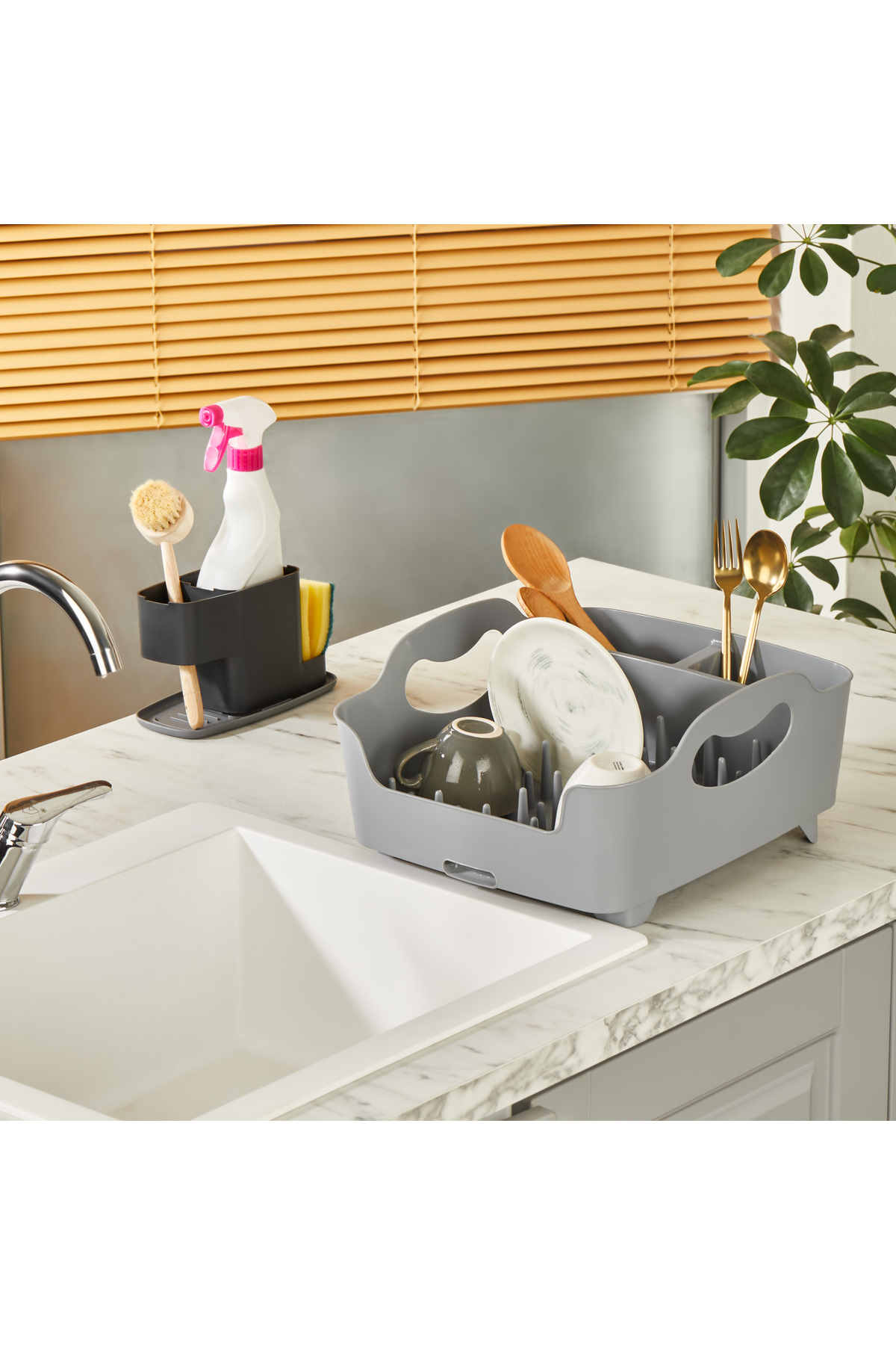 Qlüx Qlux L689-L776 Bulaşıklık ve Süngerlik Seti - Siyah / GriFiyatı ...