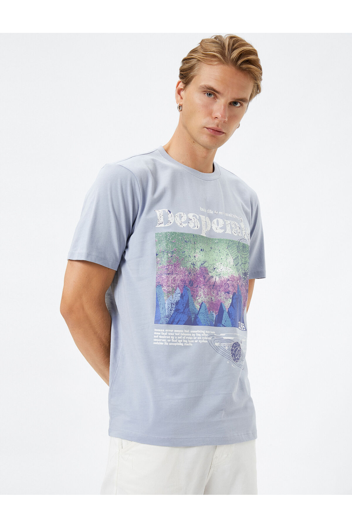 Koton Baskılı Tişört Bisiklet Yaka Kısa Kollu Pamuklu Fiyatı, Yorumları ...