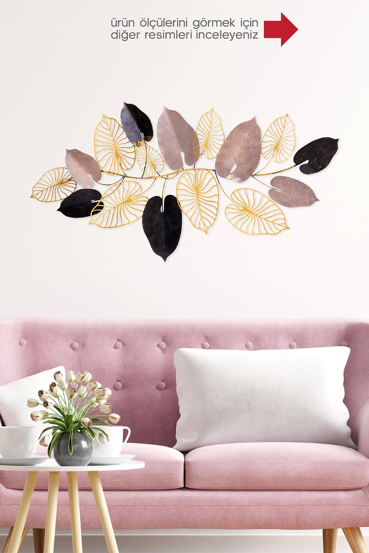 Doreline Doreart Leaf Metal Duvar Tablosu, Ev Ofis Duvar Panosu - Fiyatı, Yorumları