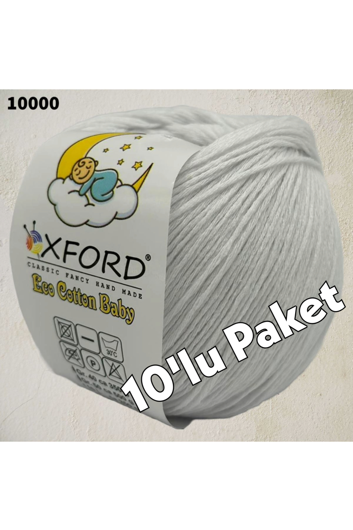 Oxford İplik 10'lu Paket Eco Cotton Baby - Ince Cotton Ip - Tığ Işi ...