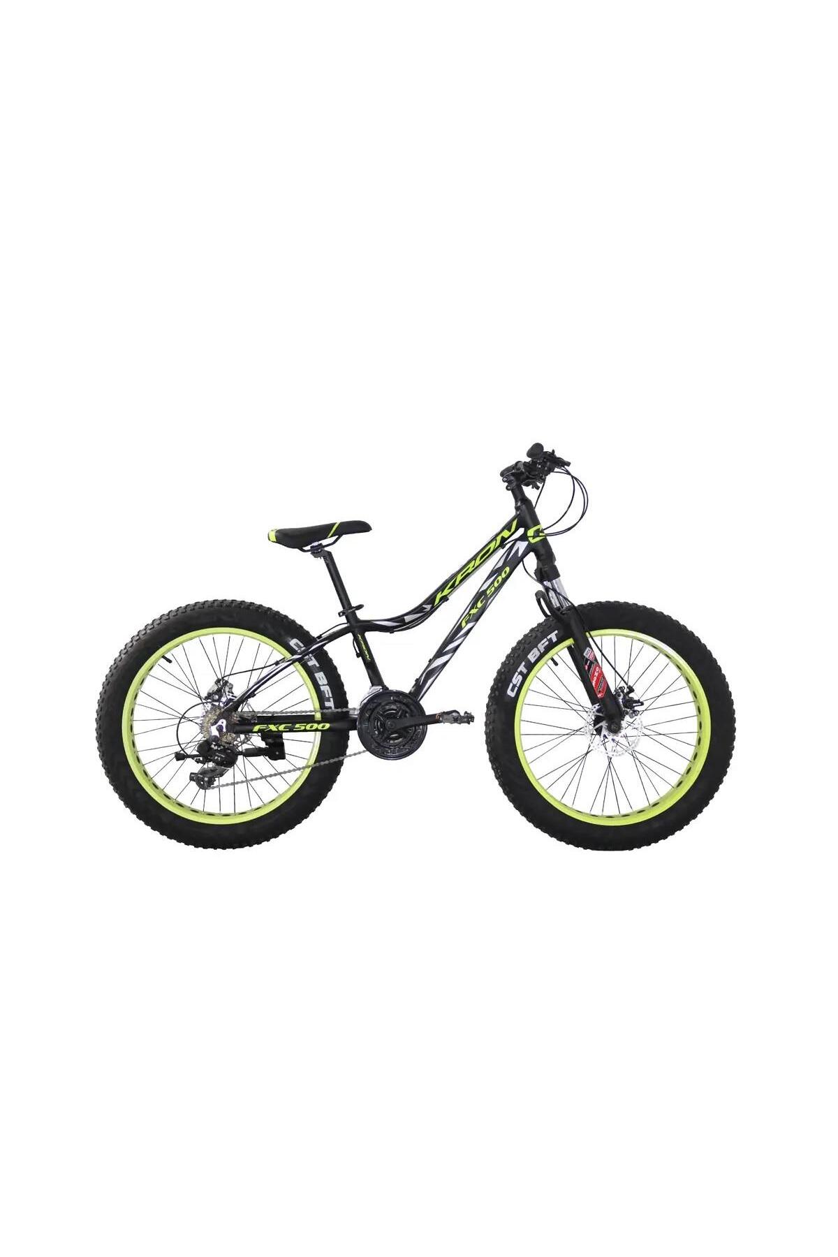 Kron FXC 500 24 Md 13 Fat Bike Dağ Bisikleti Mat Siyah-Neon Sarı-Gri ...
