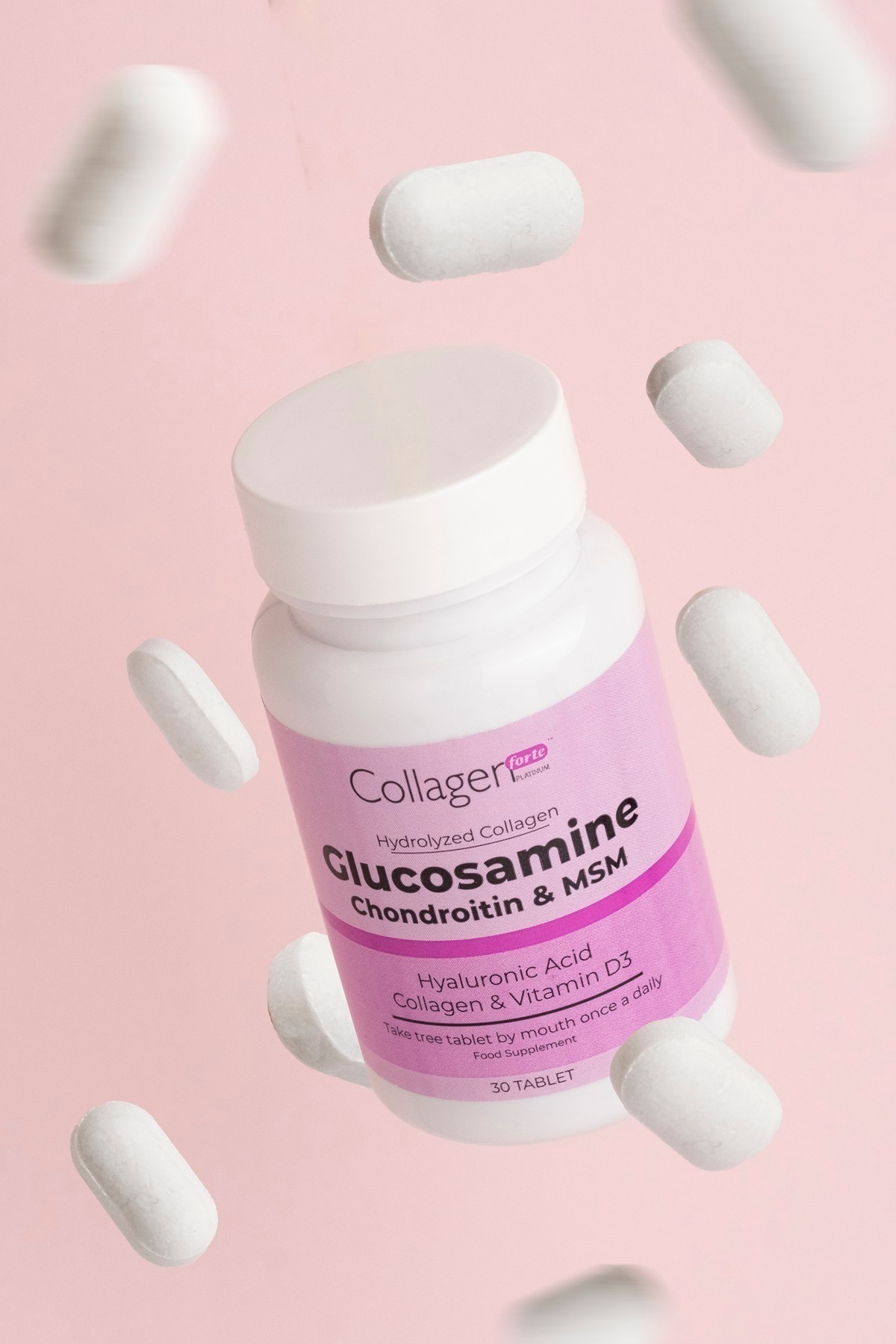 Collagen Forte Platinum Glucosamine, Chondroitin & Msm, Hidrolize ...