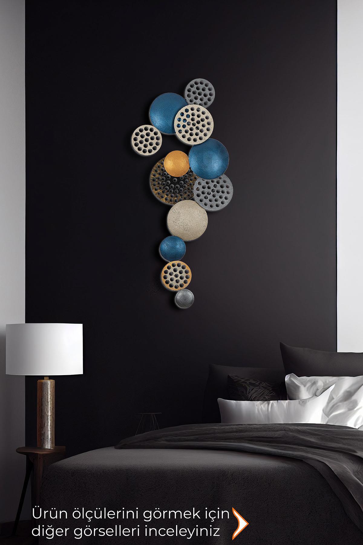 Doreline DoreArt Bronte Metal Duvar Tablosu, Ev Ofis Duvar Panosu (Mavi-2) - Fiyatı, Yorumları