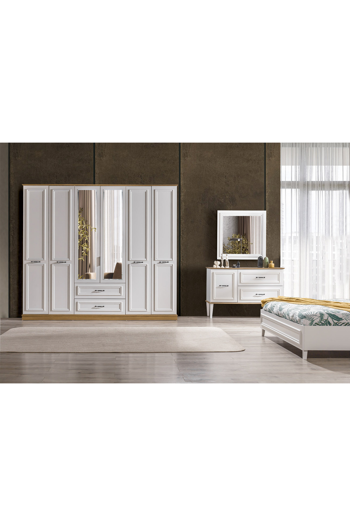 Bersemo Mobilya İSTANBUL 6 KAPILI DOLAP Fiyatı, Yorumları - Trendyol