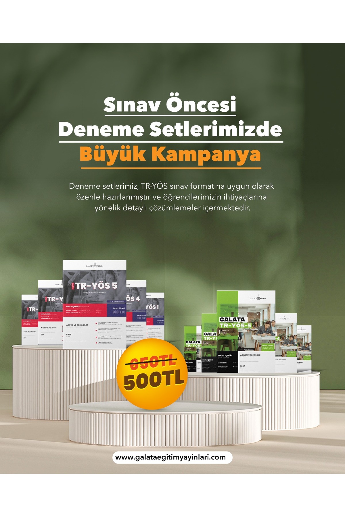 GALATA YÖS SAT YAYINLARI 10'lu TR-YÖS Deneme Seti Fiyatı, Yorumları - Trendyol