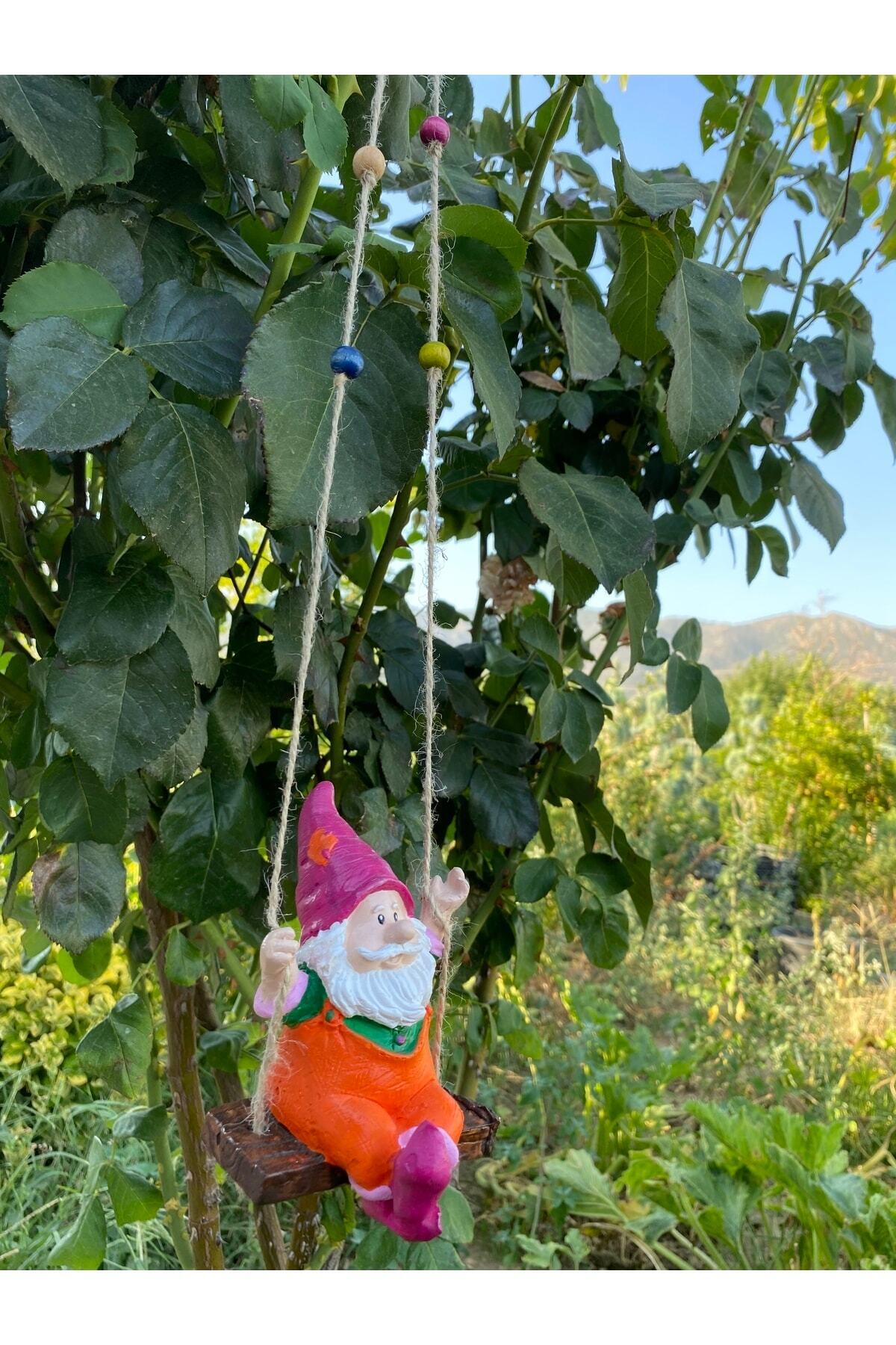 Wofie sh0001 Dekoratif Sallanan Cüce Bahçe Balkon Süsü (9x13cm) Fiyatı ...