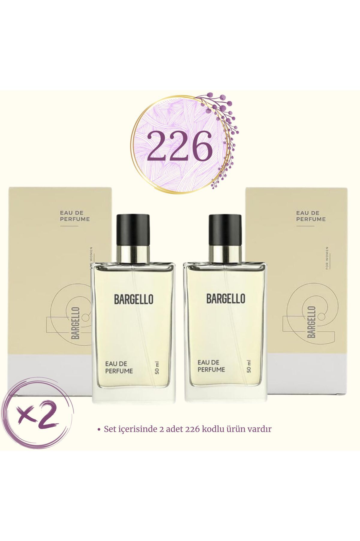 Bargello Oriental 226 Kadın 50 Ml Parfüm Edp (2adet) Fiyatı, Yorumları ...