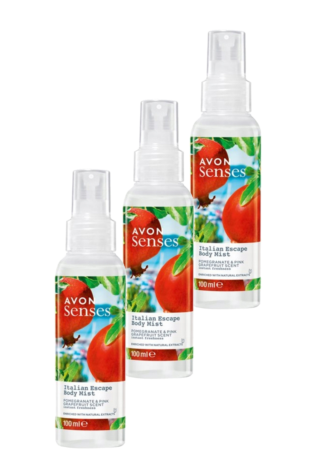 Avon Senses Italian Escape Nar ve Greyfurt Kokulu Vücut Spreyi 100 Ml ...