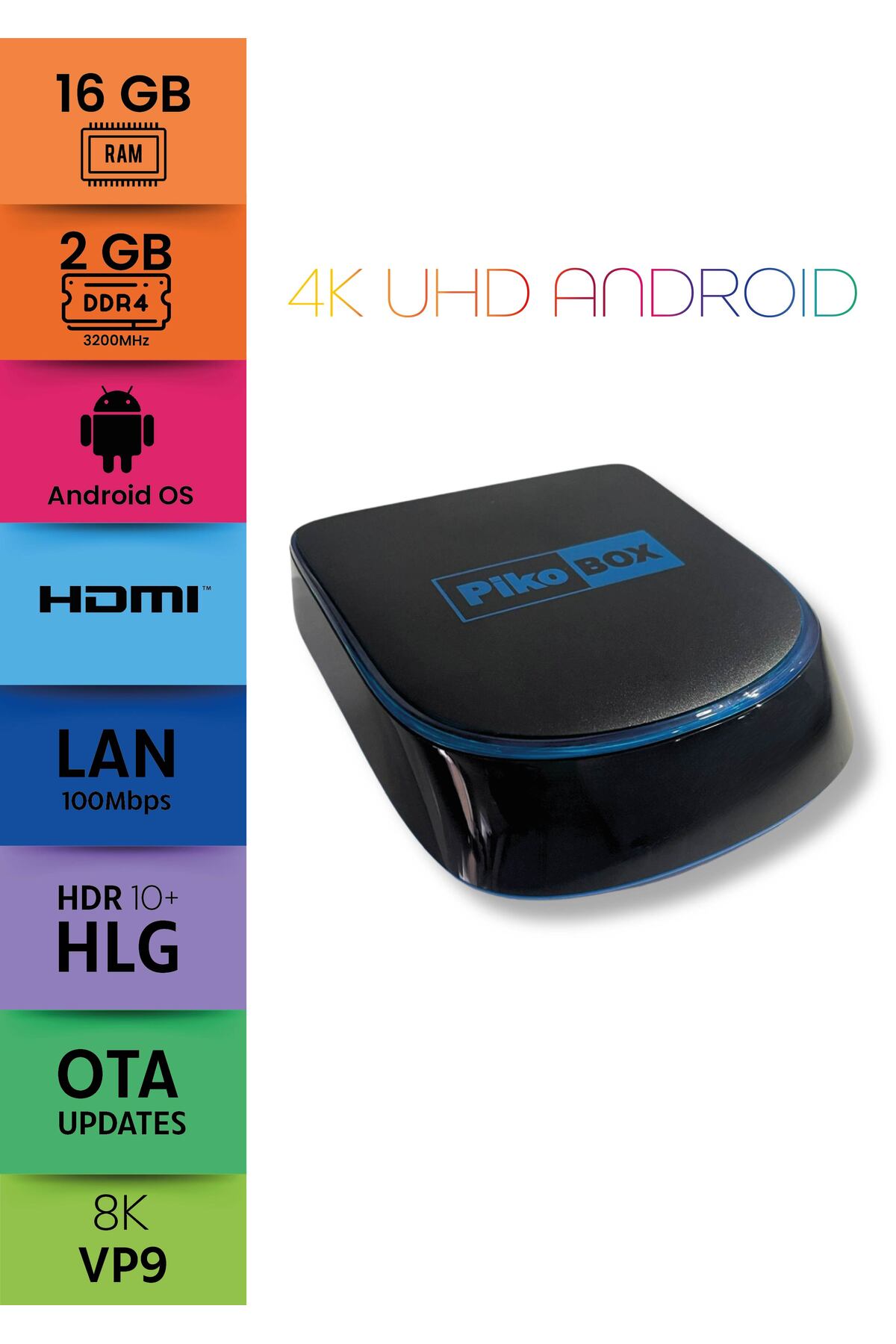 technozi Ultra Hd Android Tv Box 8k Android Tv Tv Box Tv Medya Oynatıcı ...