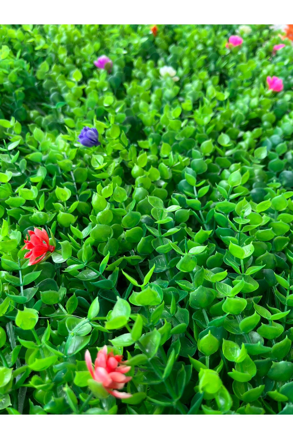 DDTREND Dekoratif Yapay Bitki Duvar Kaplama Panel Şimşir Tabaka 40x60 ...