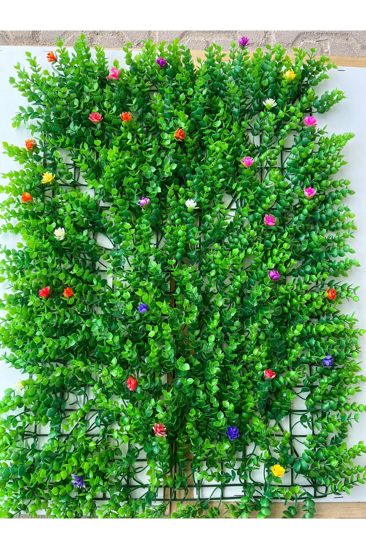 DDTREND Dekoratif Yapay Bitki Duvar Kaplama Panel Şimşir Tabaka 40x60 ...