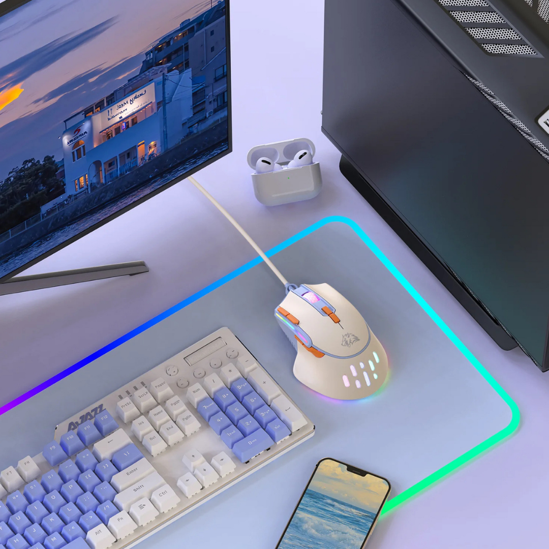 ZIYOULANG M2 Kablolu Espor Oyuncu Mouse RGB 12800 DPI Ledli Gaming ...
