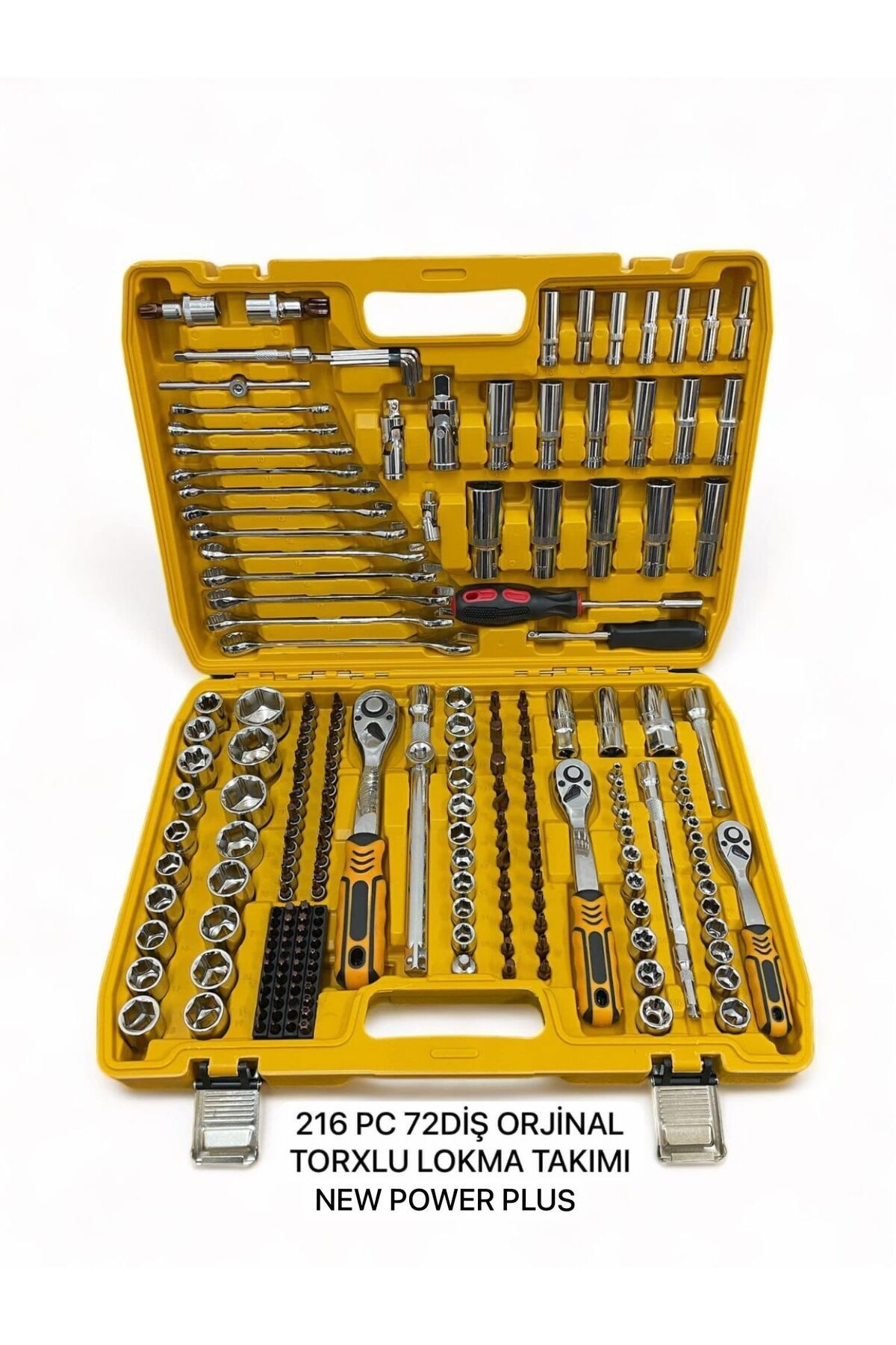 new power plus Tam Profesiyonel Germany 72 Diş Eğik Cırcır 216 Parça ...
