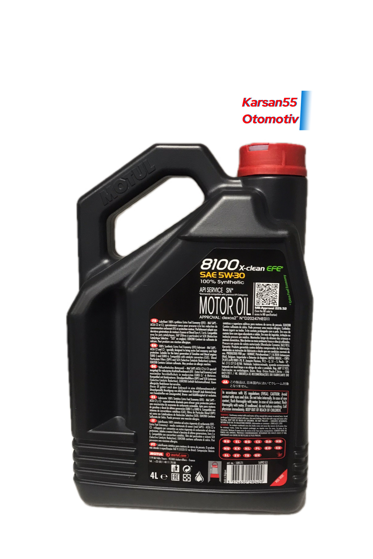 Motul 8100 X-clean Efe 5w/30 4lt Fiyatı, Yorumları - Trendyol