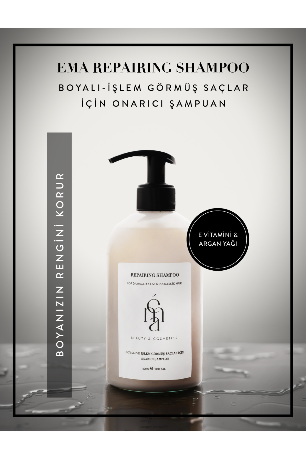 Ema Beauty Boyalı Ve İşlem Görmüş Saçlar İçin Onarıcı Şampuan 500 ml ...