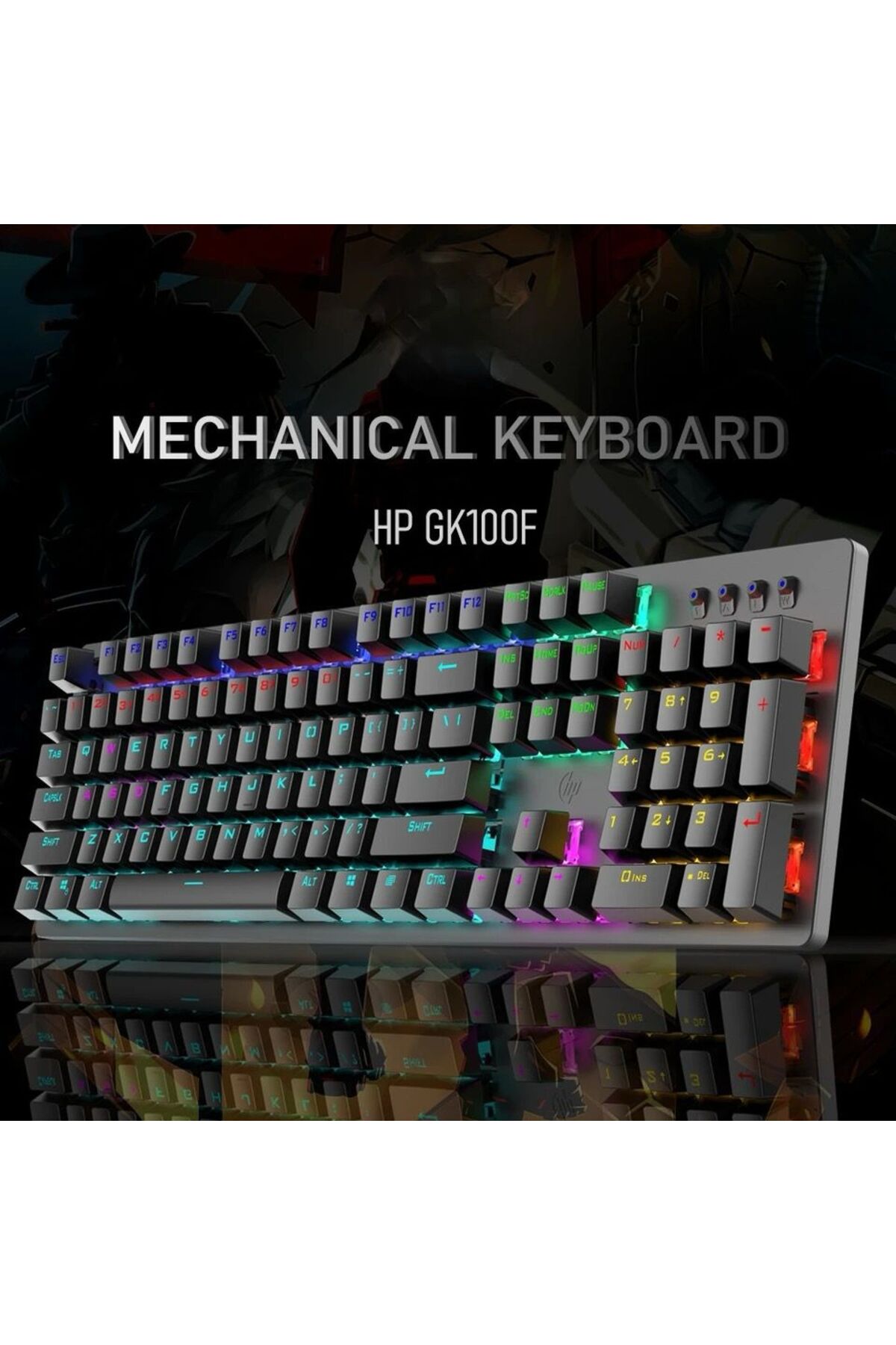 Alfa MEC Hp Gk100f Mekanik Gaming Oyuncu Rgb Işıklı Mekanik Gaming Klavye Fiyatı, Yorumları ...