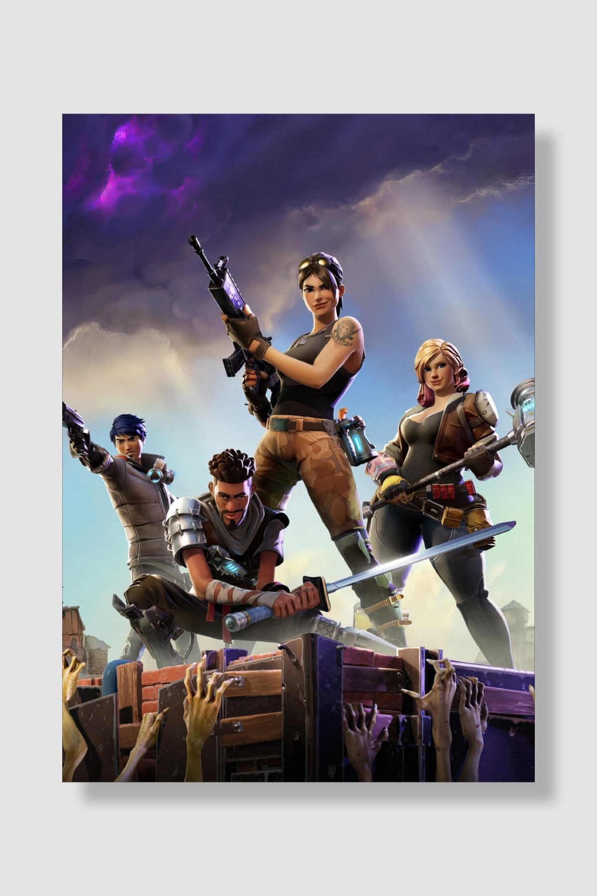 postick Fortnite Oyun Posteri Kalın Parlak Kuşe Kağıdı Fiyatı ...