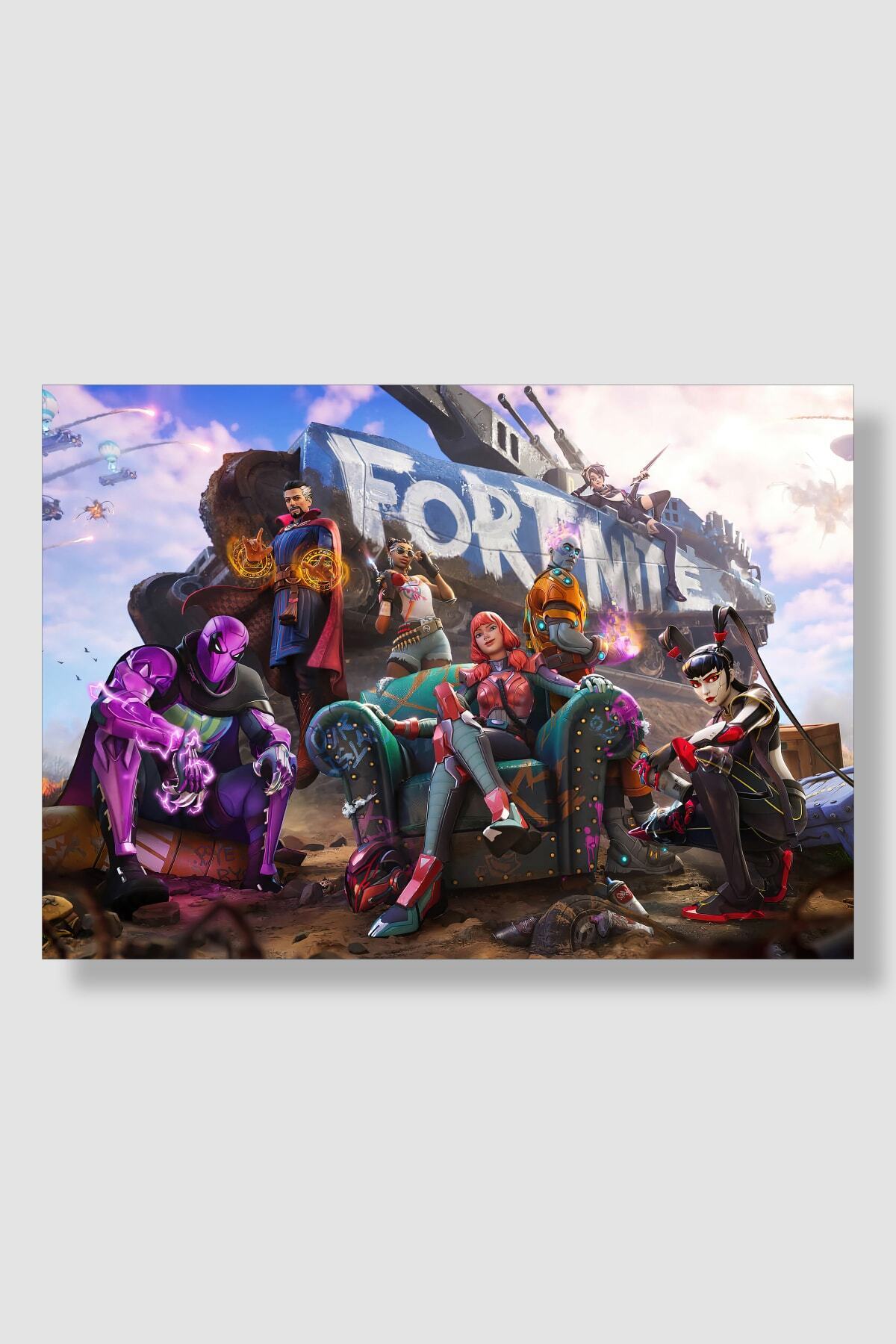 postick Fortnite Oyun Posteri Kalın Parlak Kuşe Kağıdı Fiyatı ...