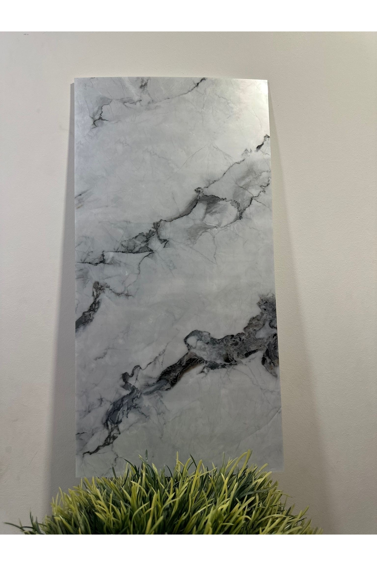 Genel Markalar 30x60cm Kendinden Yapışkanlı Duvar Paneli Doğal Mermer Desenli Banyo Wc Mutfak ...