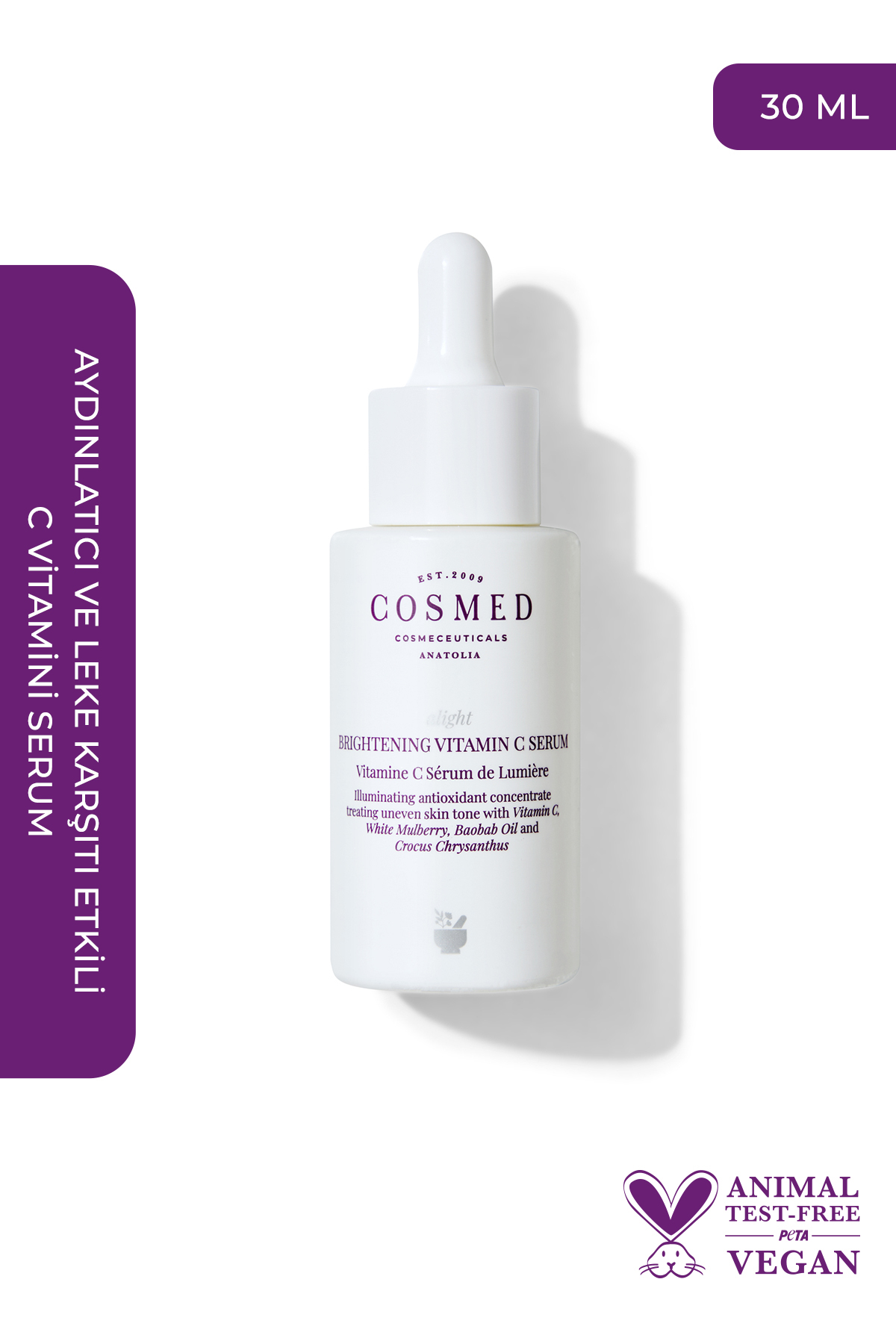 Cosmed Brightening Vitamin C Serum 30 ml Fiyatı, Yorumları - Trendyol