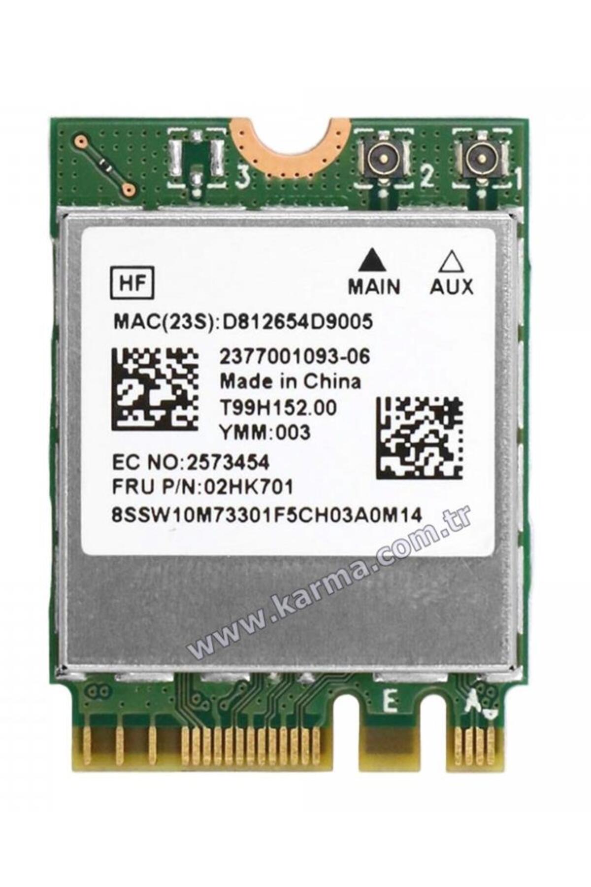 Afila REALTEK RTL8822CE 802.11ac/b/g/ 2.4G/5G BT 5.0 02HK701 WLAN ...