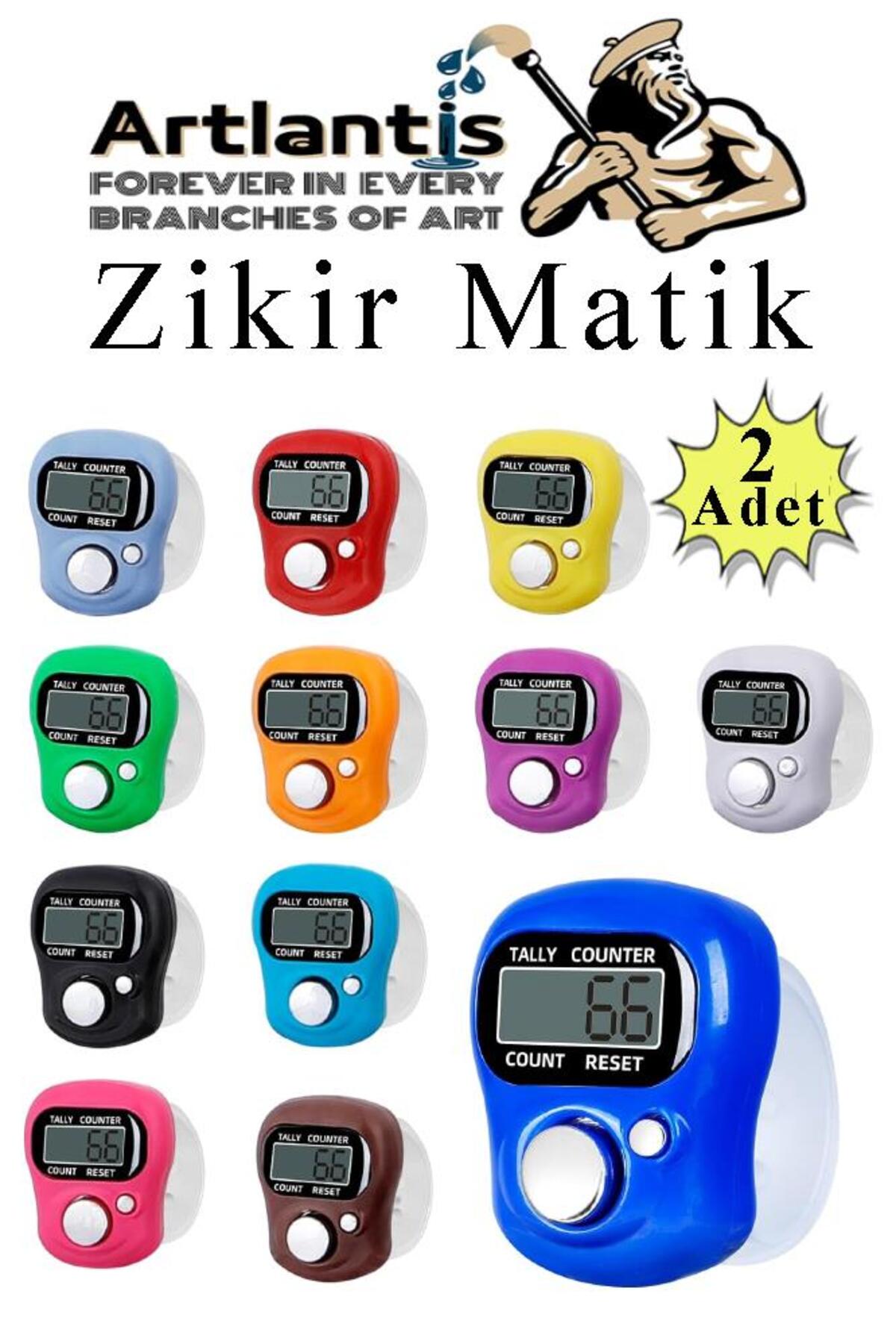 Artlantis Zikir Matik 2 Adet Hediyelik Dua Tespihat Sayacı Tesbih Pilli ...