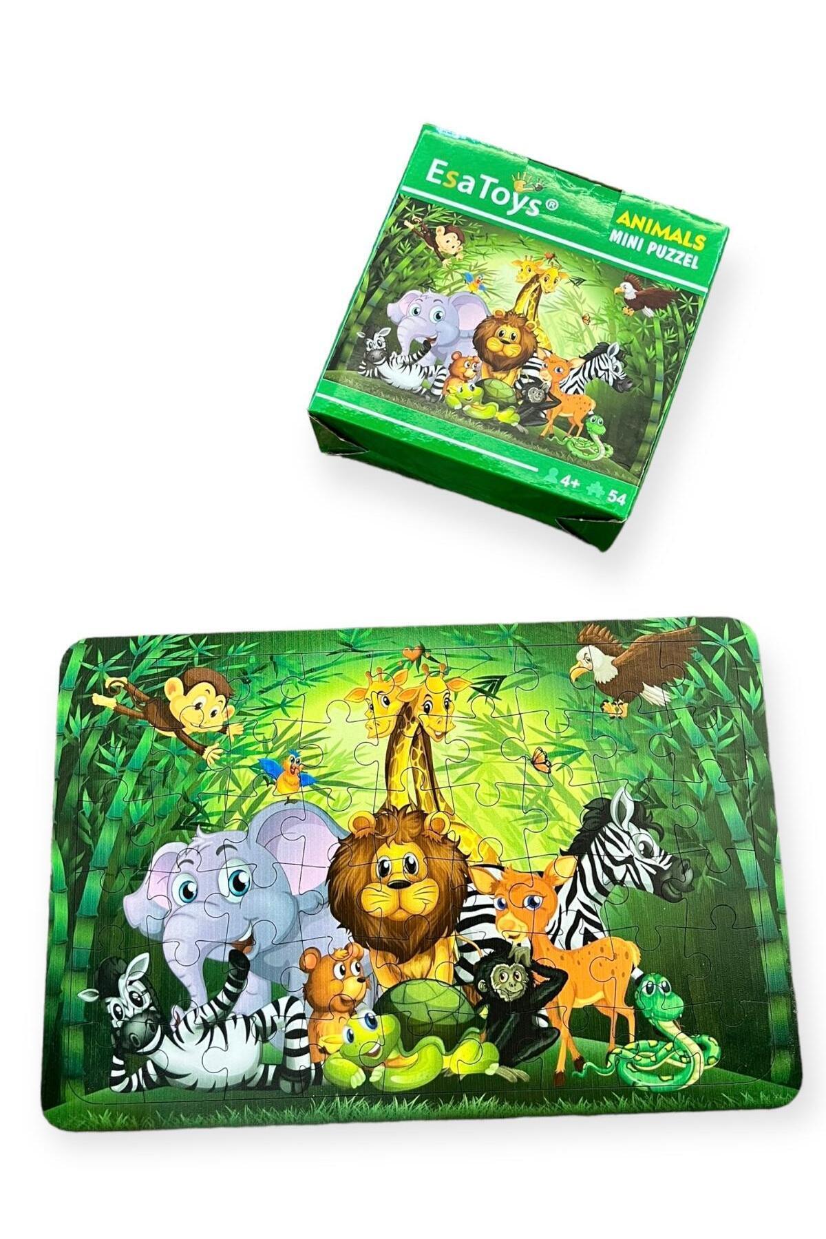 esatoys Ahşap Animals Mini Puzzle | 4 Yaş 54 Parça - Fiyatı, Yorumları