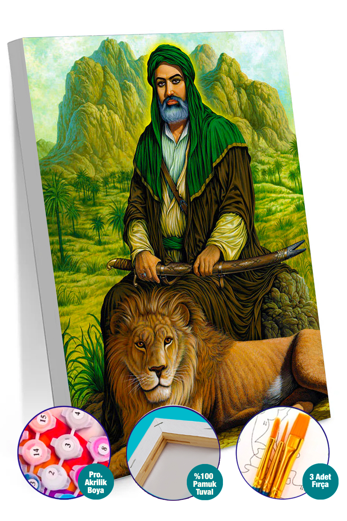 Picasso World Hobby Art Sayılarla Boyama Seti 40x50 Tuval Fırça Boya ...