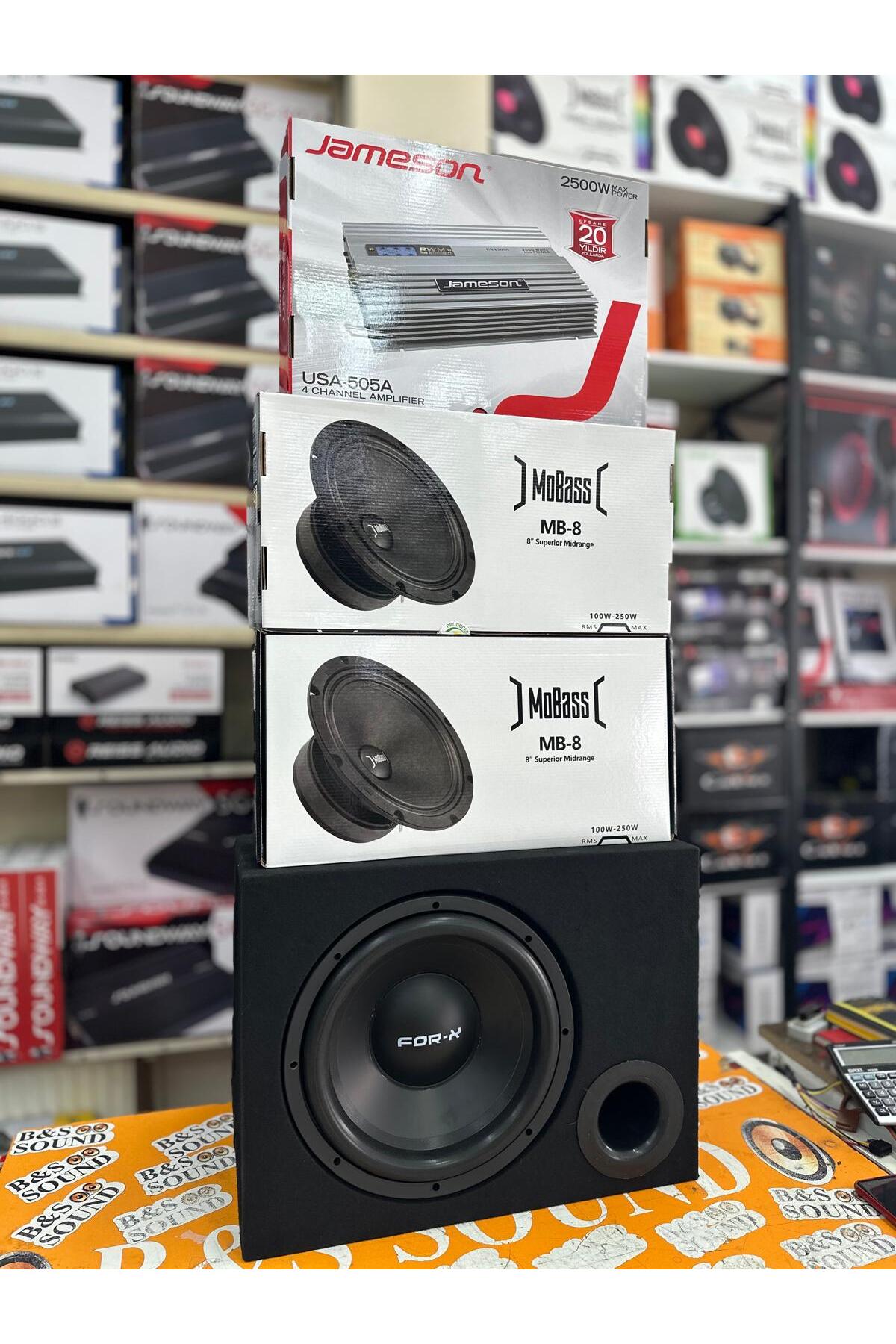 For-X 2500 wat 4=125 rms amfi 4 adet mb-8 20 cm forx 30 cm bass Fiyatı ...
