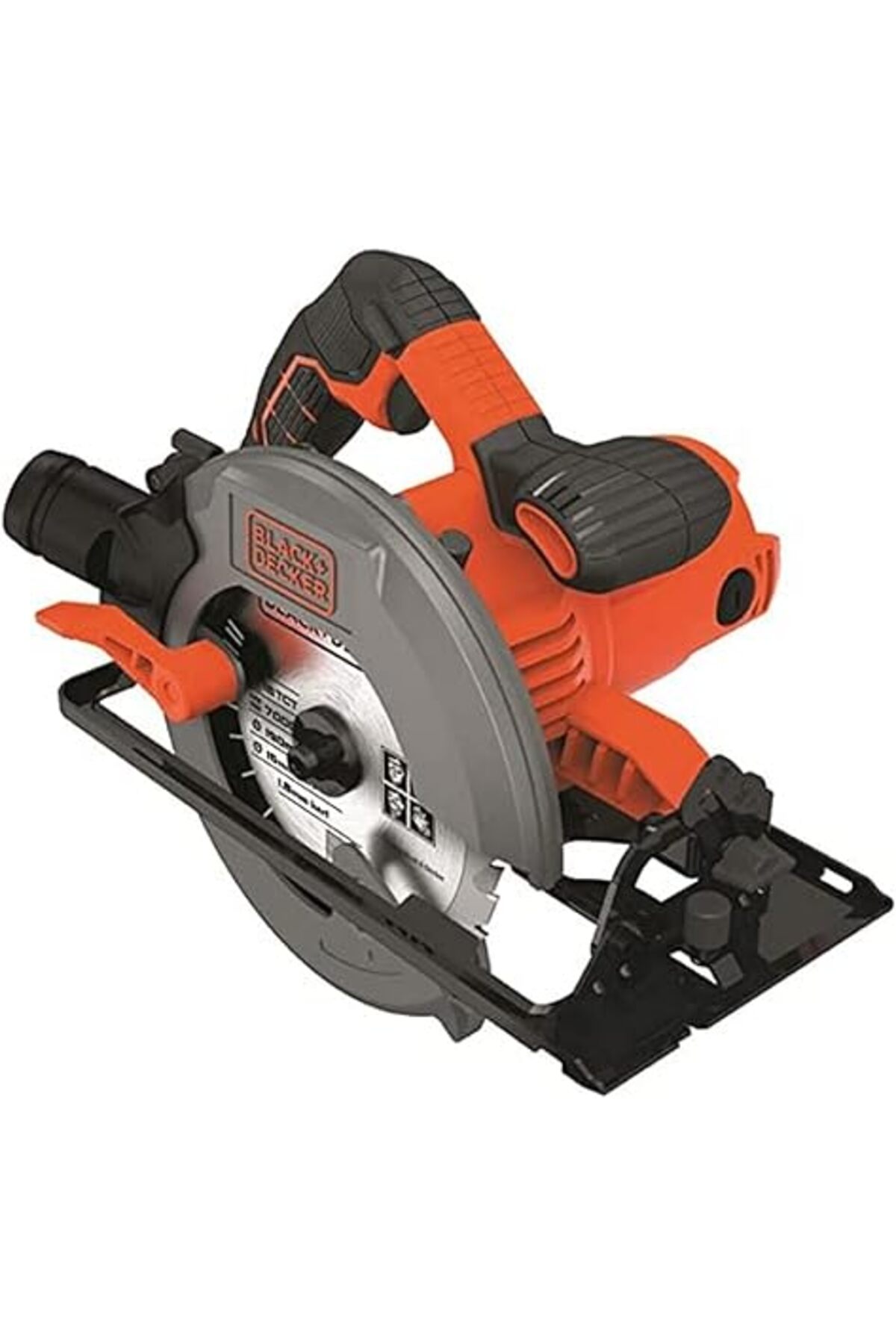 Black Decker Black+Decker Cs1250L-Qs Daire Testere, Turuncu/Siyah, 1250 ...