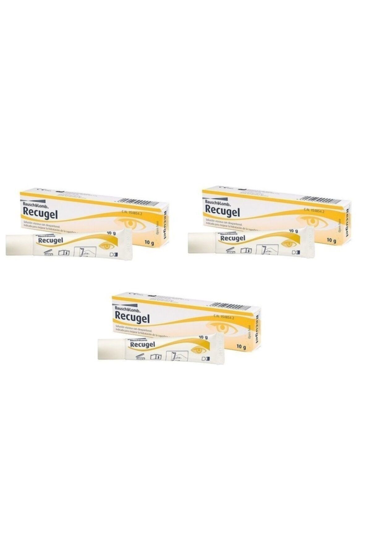 Bausch & Lomb Recugel Göz Jeli 10 gr 3 Adet - Fiyatı, Yorumları