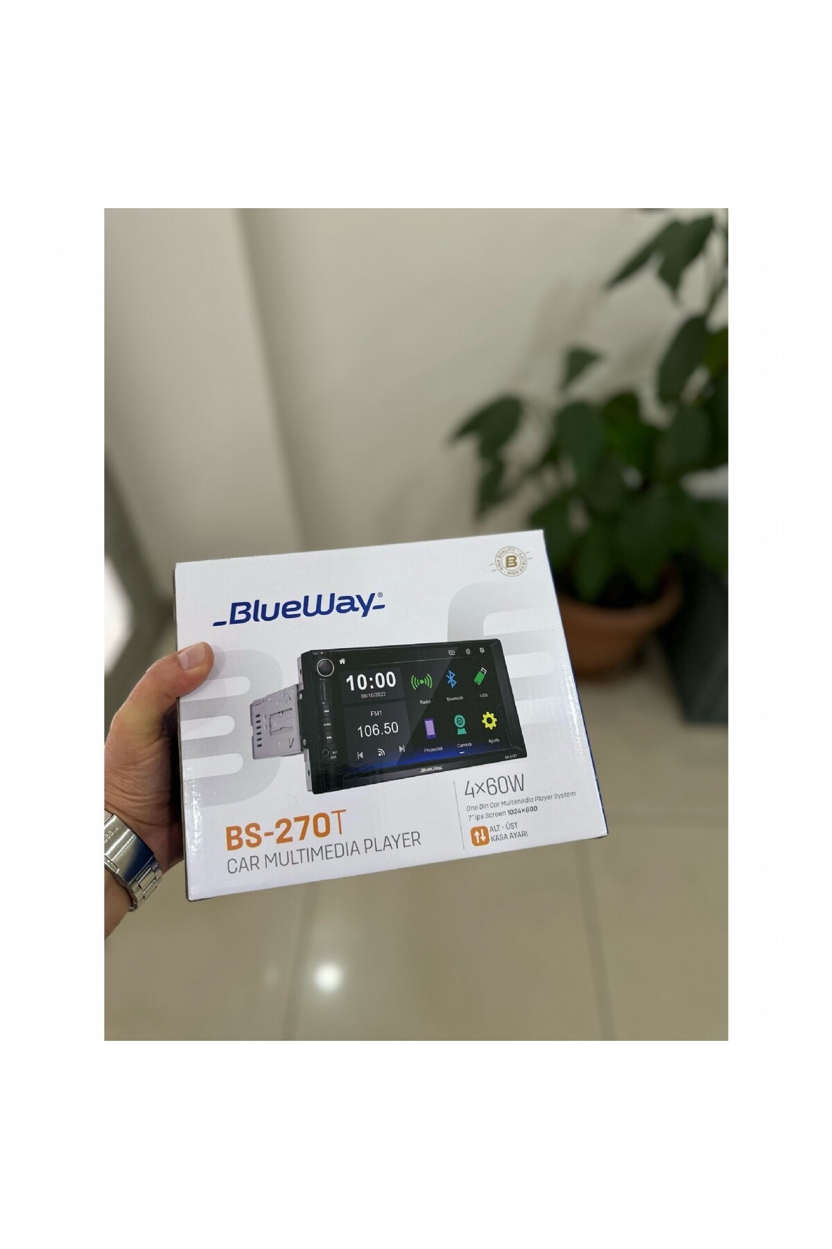 Blueway Tofaş Şahin Double Olmayan İçin BlueWay Teyp 7 inç Arka kasa ...